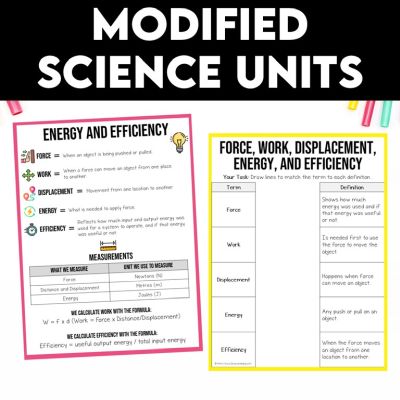 Modified Science Units – 2 Peas and a Dog