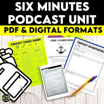 Six Minutes Podcast Unit Bundle – 2 Peas and a Dog