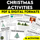 Middle School Christmas Activities Bundle – 2 Peas and a Dog