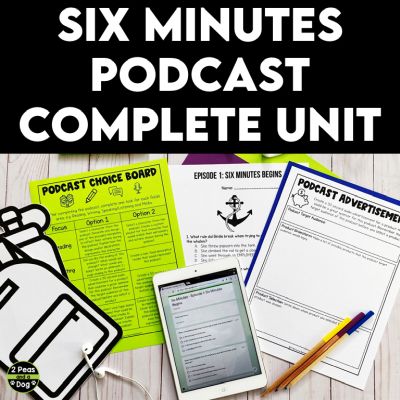 Six Minutes Podcast Unit Bundle – 2 Peas and a Dog