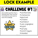 New Year's Digital Escape Room – 2 Peas and a Dog