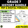 Grade 7 History Bundle New France, British North America, and Conflict ...