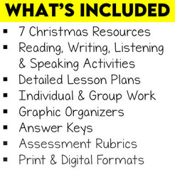 Middle School Christmas Activities Bundle – 2 Peas and a Dog