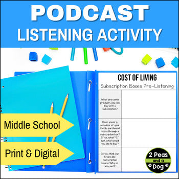 Podcast Listening Comprehension Lesson - Subscription Boxes – 2 Peas ...